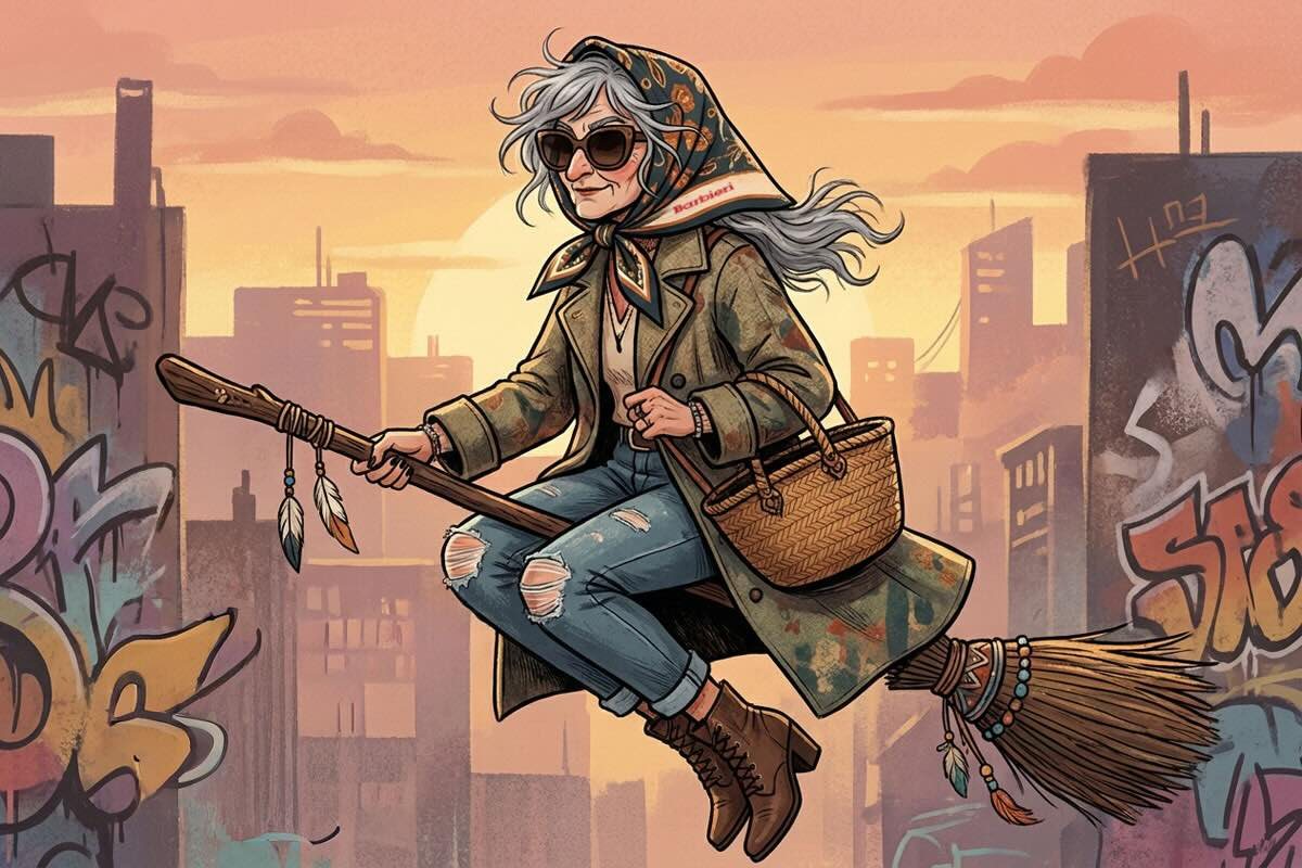 The Befana according to Barbieri: the scarf as an Italian cultural icon